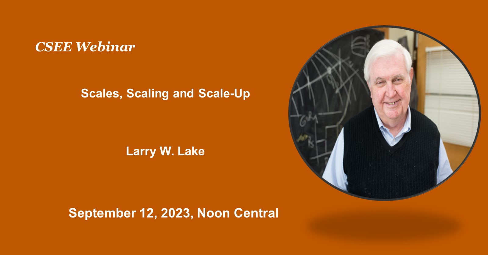 Webinar with Larry Lake